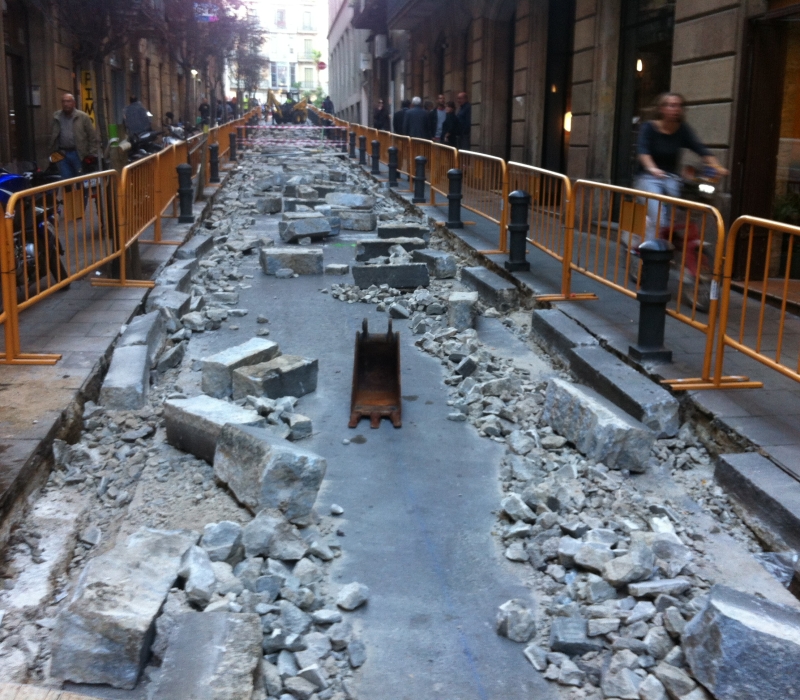 Emergency Works slope sliding and collapse of street in the city of ...