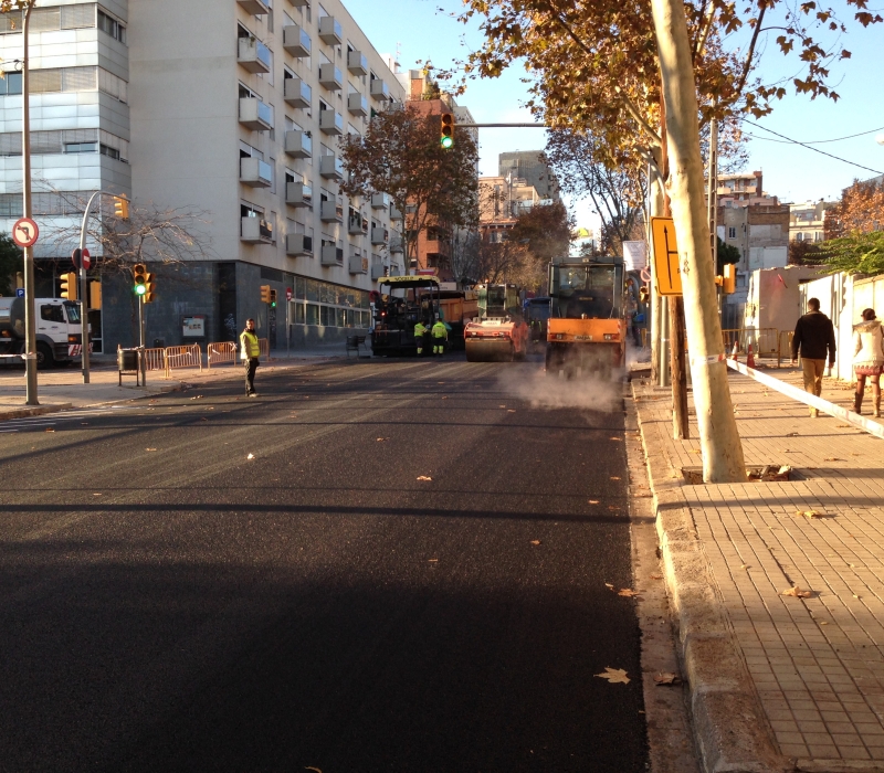 Emergency Works slope sliding and collapse of street in the city of ...