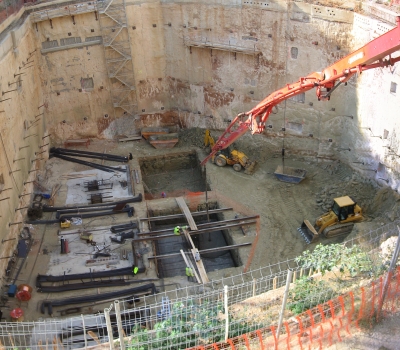 Emergency Works slope sliding and collapse of street in the city of ...